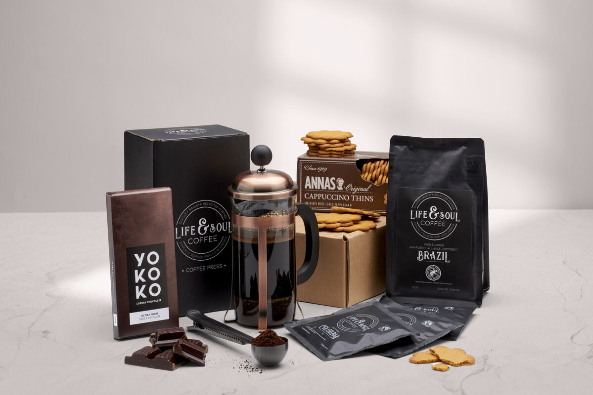 Coffee Lovers Luxury Cafetiere Treat Box – Gifting Gorilla